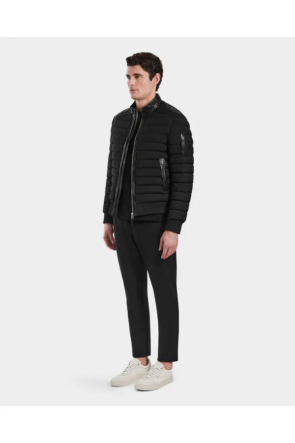 Rudsak Quilted Down Biker Jacket