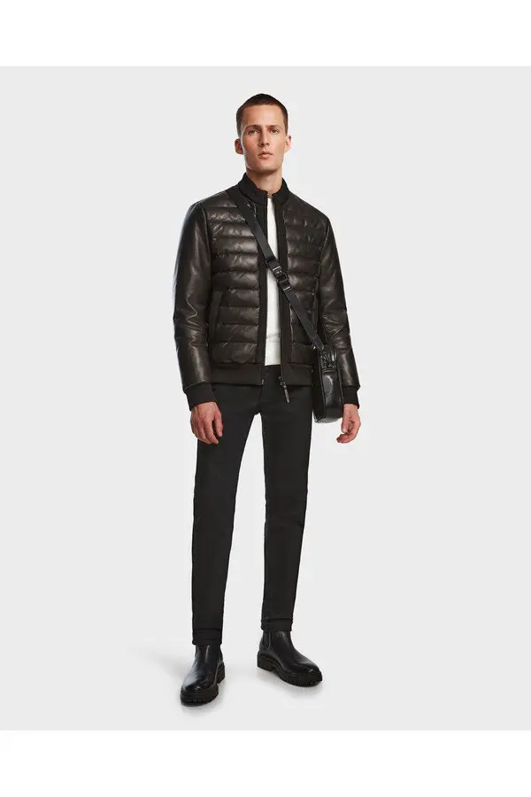 Rudsak Jimmy X Quilted Leather Down Jacket
