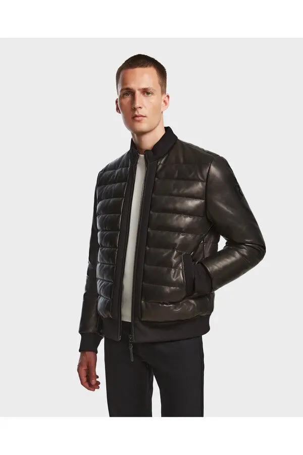 Rudsak Jimmy X Quilted Leather Down Jacket
