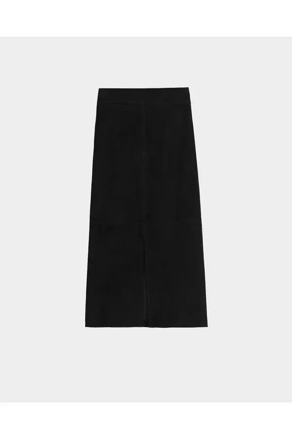 Rudsak Suede Skirt With Front Slit