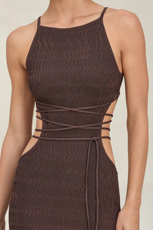 Devon Windsor Monroe Knit Maxi Dress