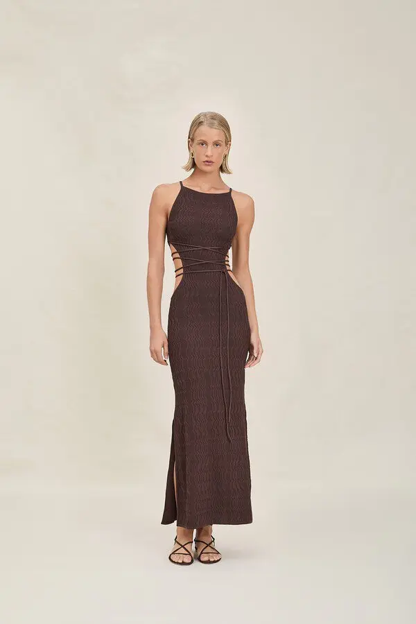 Devon Windsor Monroe Knit Maxi Dress