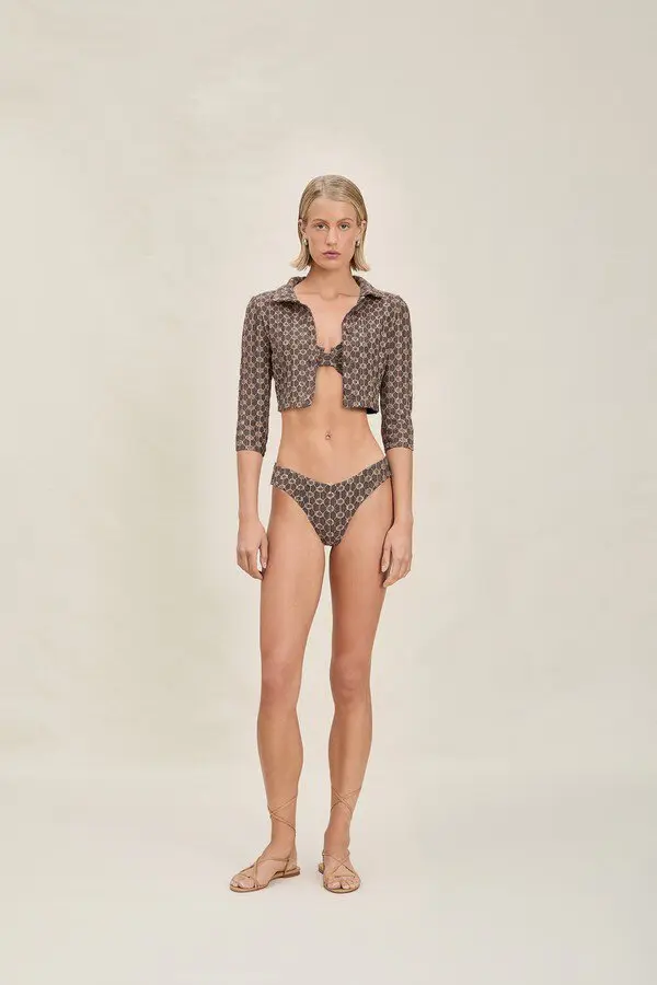 Devon Windsor Lila Fitted Cropped Jacket