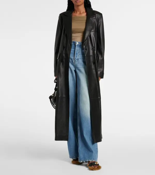 Christopher Esber Turnlock Shearling Mules