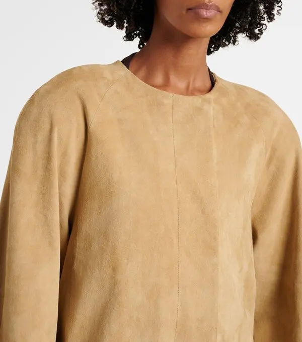 Stouls Dietrich Suede Coat - Beige