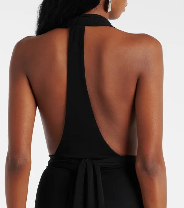 Christopher Esber Trapeze Draped Jersey Gown