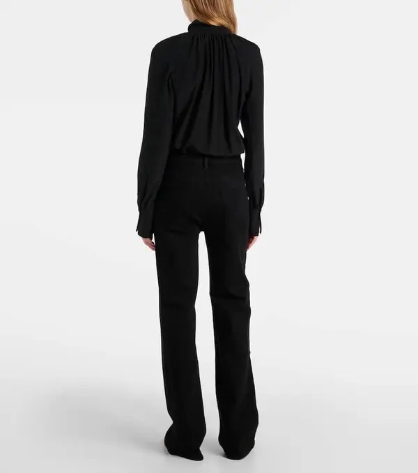 FRAME Arrow High-rise Flared Jeans