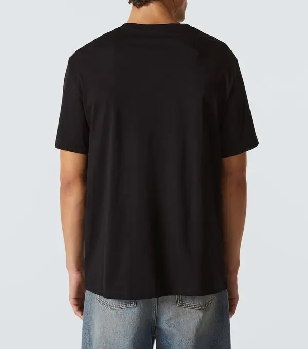 Loewe Anagram Cotton T-shirt - Black