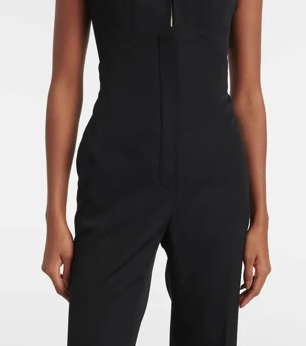 Alexander McQueen High-rise Flared Wool Pants