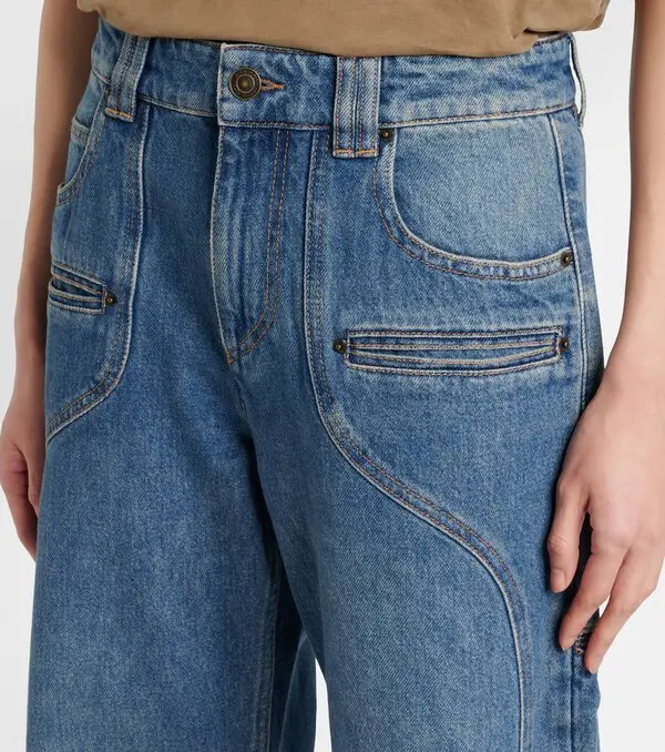 Isabel Marant Étoile Betiane Wide-leg Jeans