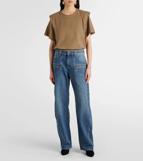 Isabel Marant Étoile Betiane Wide-leg Jeans
