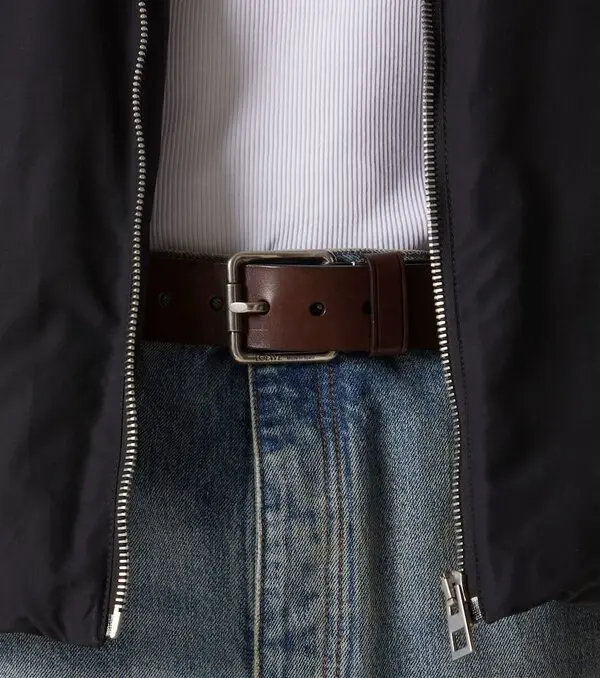 Loewe Roller Curve Leather Belt