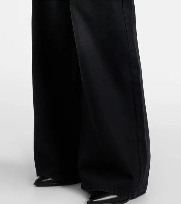 Isabel Marant Étoile Lemony Wide-leg Jeans - Black