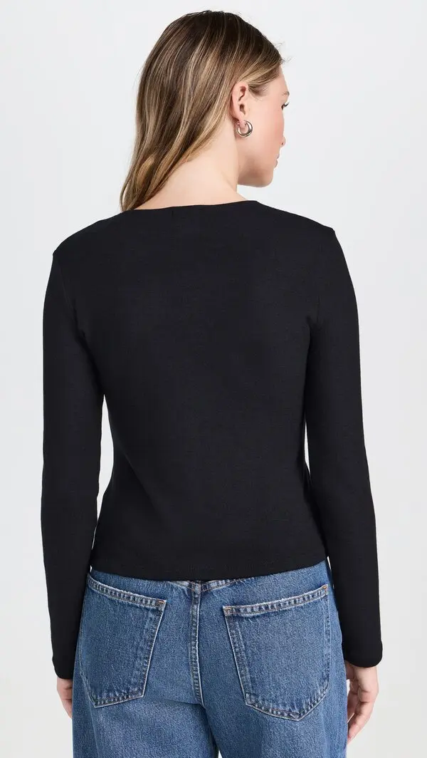 LESET Lauren Classic Cardigan - Black