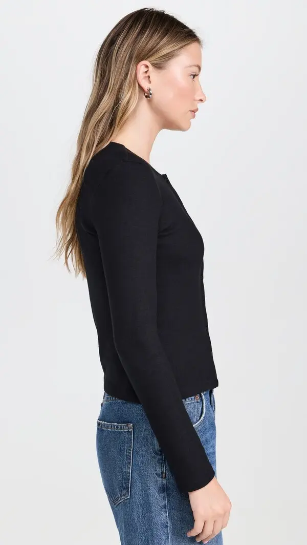 LESET Lauren Classic Cardigan - Black