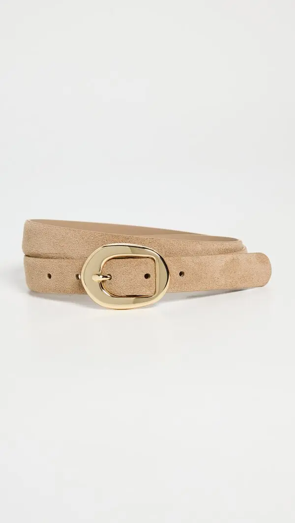B-low The Belt Greyson Mini Suede Belt - Sable Gold