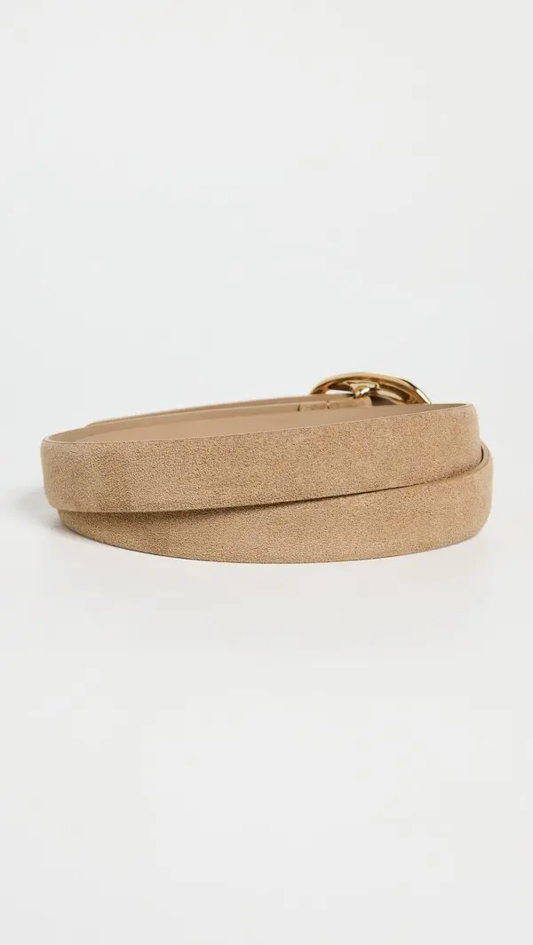 B-low The Belt Greyson Mini Suede Belt - Sable Gold
