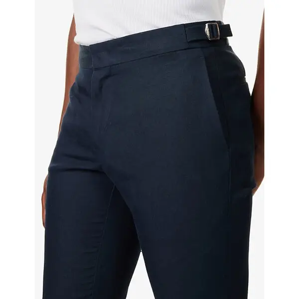 Orlebar Brown Linen Regular-fit Trousers