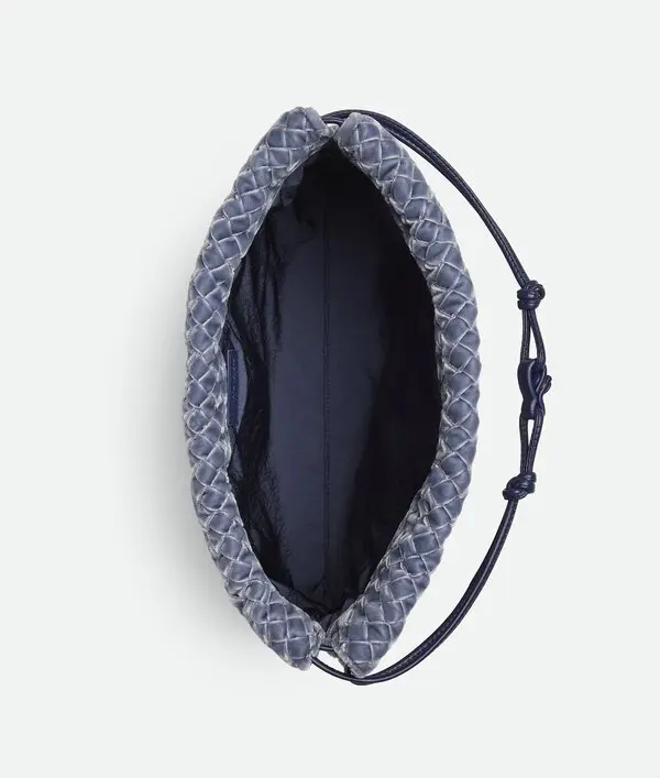 Bottega Veneta Intreccio Velvet Pouch