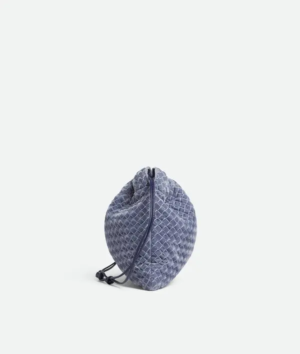 Bottega Veneta Intreccio Velvet Pouch