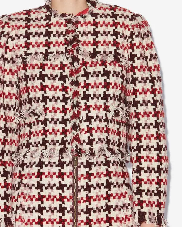 MARANT ETOILE Amelio Jacket - Red/pink
