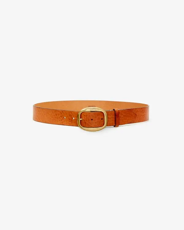 Isabel Marant Dara Leather Belt - Cognac