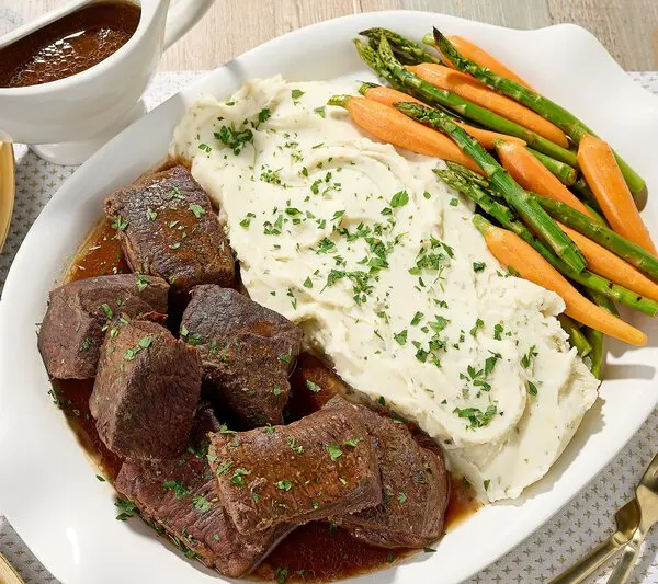 CHEF WONDERFUL 8oz. Boneless Short Ribs In Demi Sauce - One-color