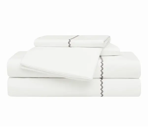 OCEANFRONT RESORT Solid Percale 4 Piece King Sh Eet Set