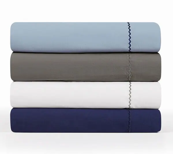 OCEANFRONT RESORT Solid Percale 5 Piece Split King Sheet Set