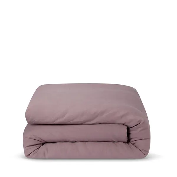 PIGLET IN BED Linen Blend Duvet Cover - Elderberry