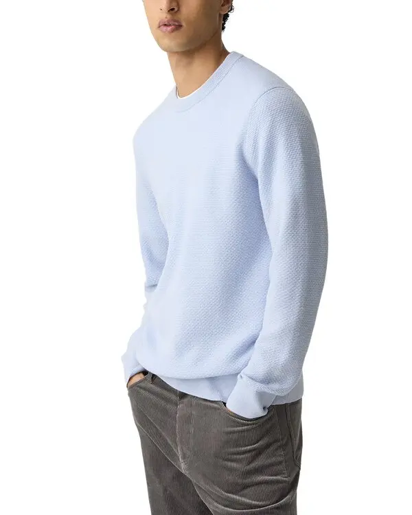 Theory Maden Textured Crewneck Sweater - Olympic