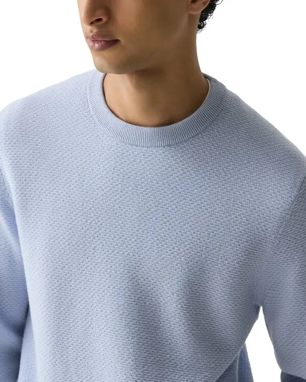 Theory Maden Textured Crewneck Sweater - Olympic