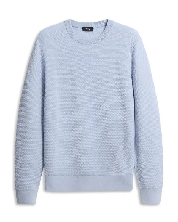 Theory Maden Textured Crewneck Sweater - Olympic