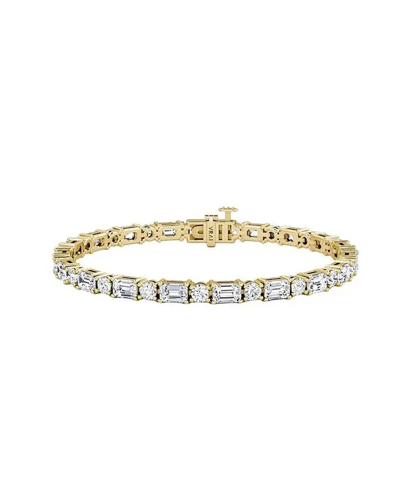 VRAI Mixed Shape Lab Grown Diamond Bracelet - Gold