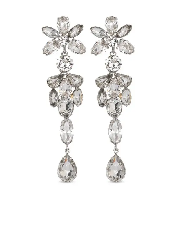 JENNIFER BEHR Violetta Drop Earrings - Silver