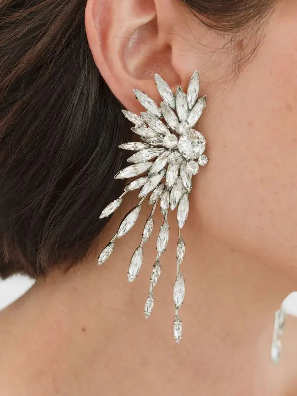 JENNIFER BEHR Nicolette Crystal Earrings