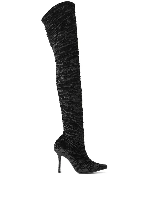 JIMMY CHOO 100mm Leather Boots