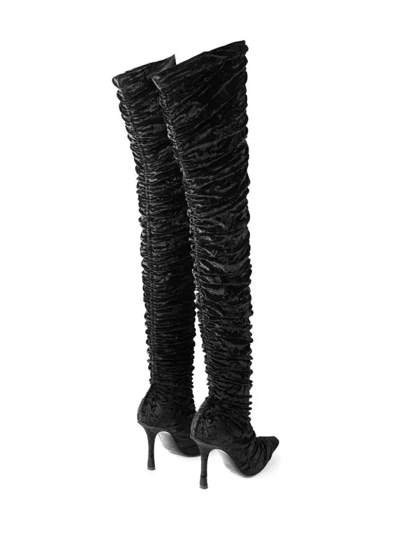 JIMMY CHOO 100mm Leather Boots