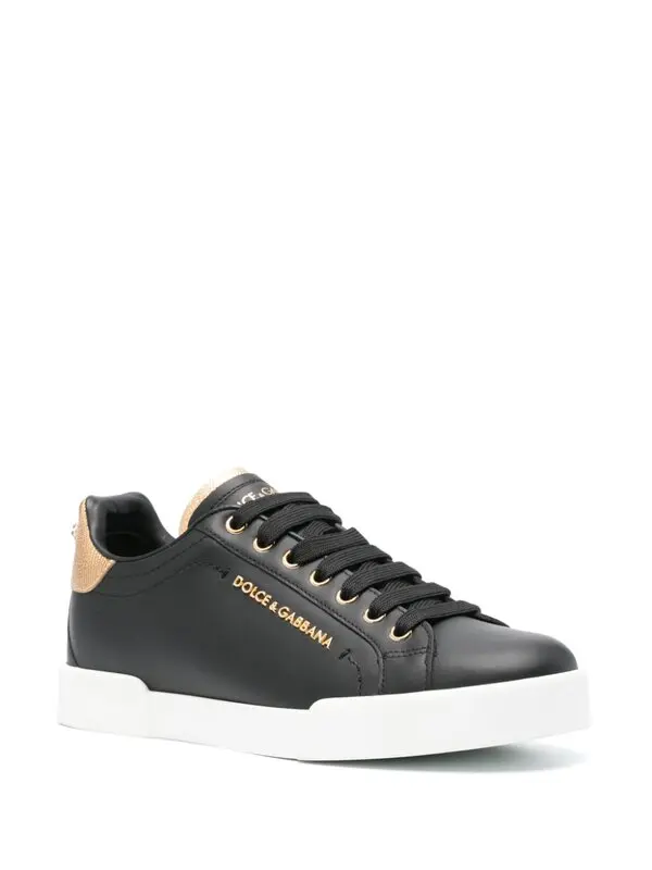 Dolce & Gabbana Portofino Leather Sneakers