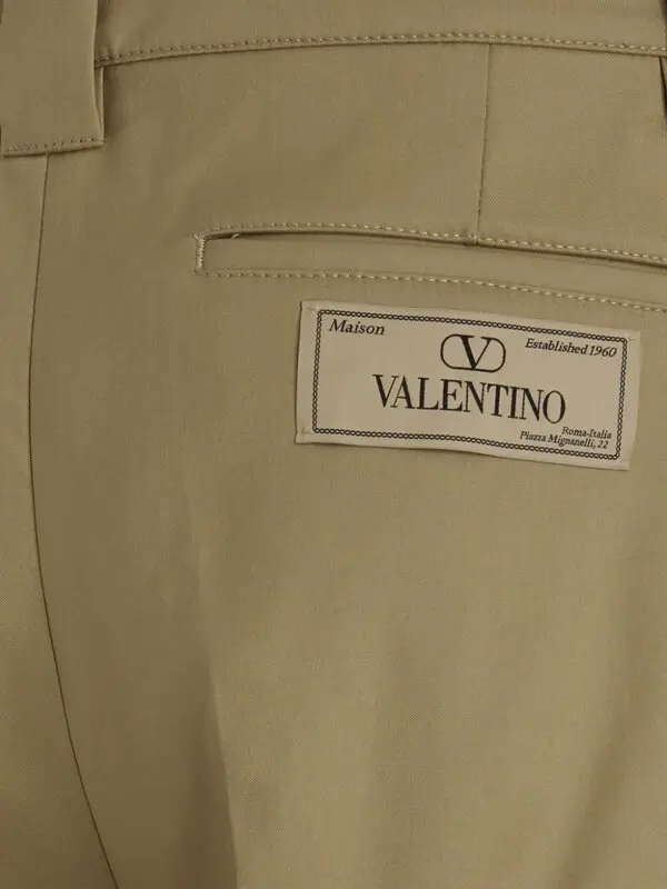 Valentino Garavani Logo-appliqué Tailored Trousers