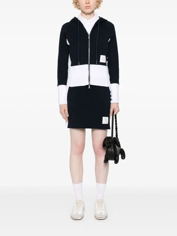 Thom Browne 4-bar Stripe Mini Skirt - Blue