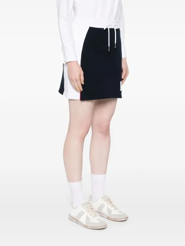 Thom Browne 4-bar Stripe Mini Skirt - Blue