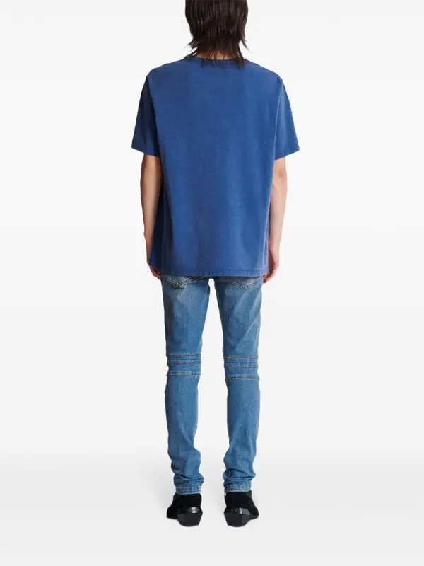 Balmain Logo-print T-shirt - Blue
