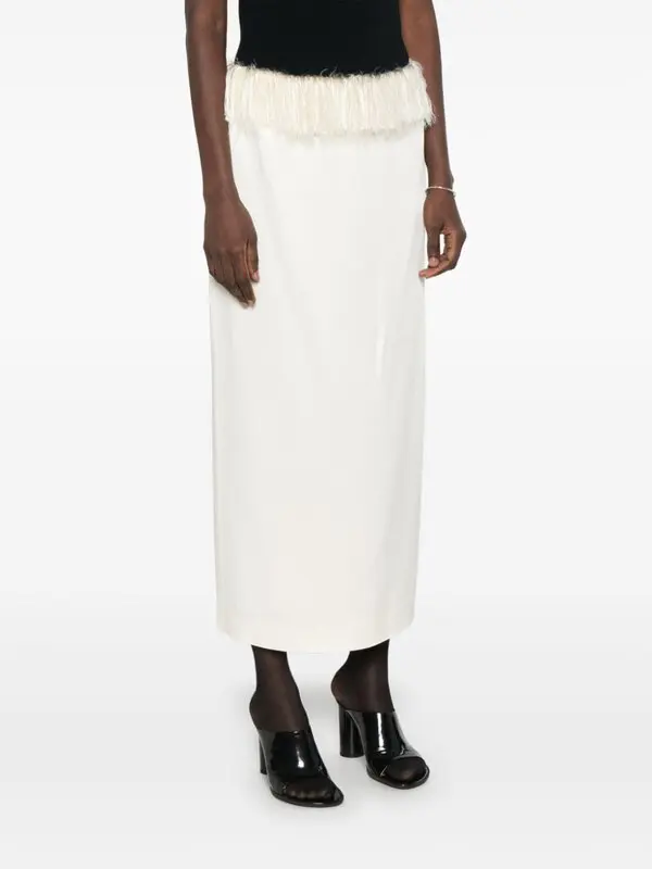 TOTÊME - TOTEME Fringed Maxi Skirt