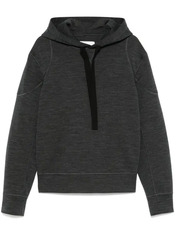 JIL SANDER Mélange Effect Hoodie