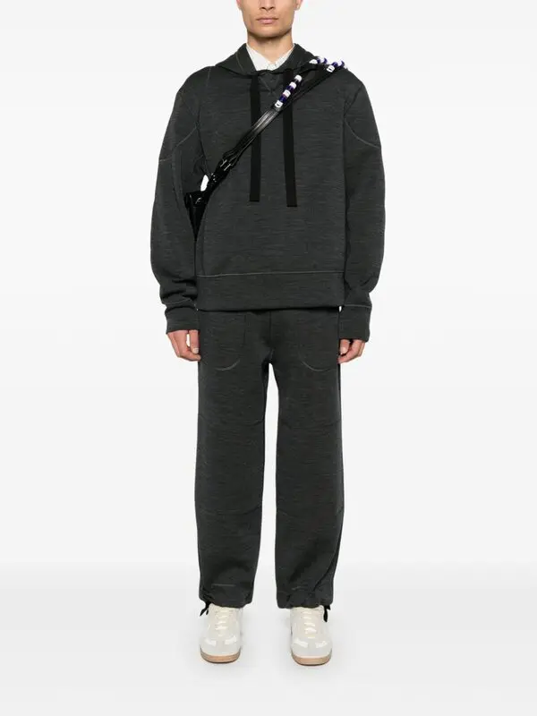 JIL SANDER Mélange Effect Hoodie