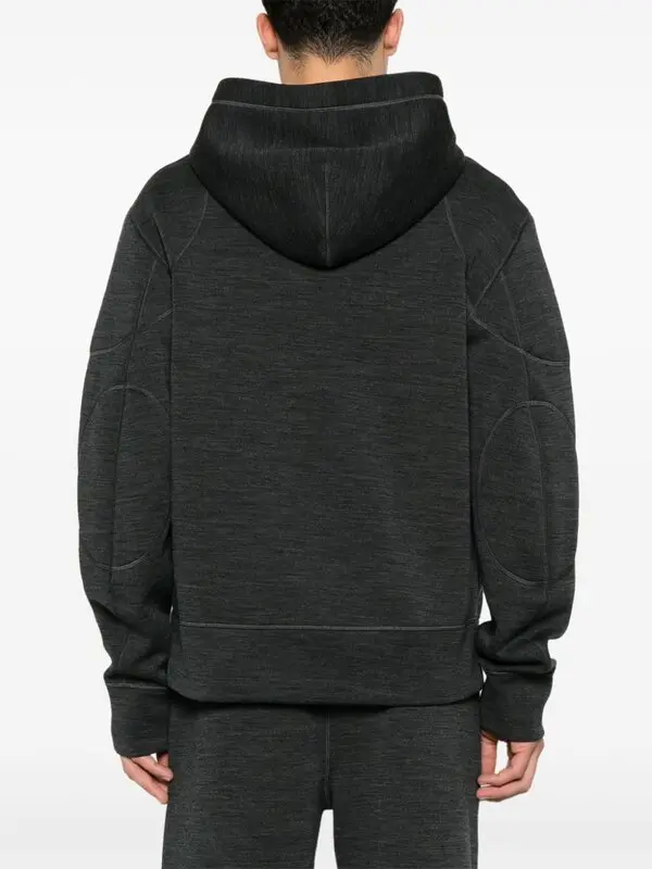 JIL SANDER Mélange Effect Hoodie