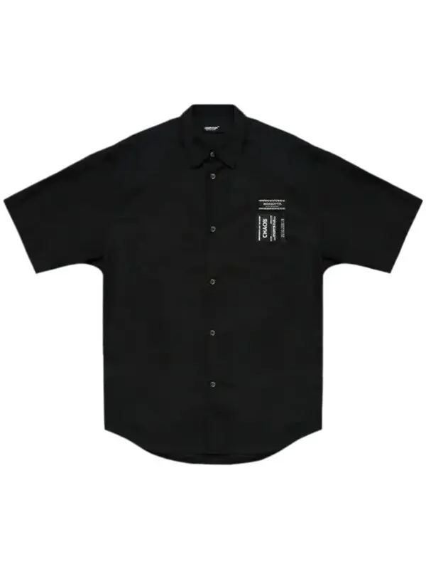 Undercover Logo-appliqué Shirt - Black
