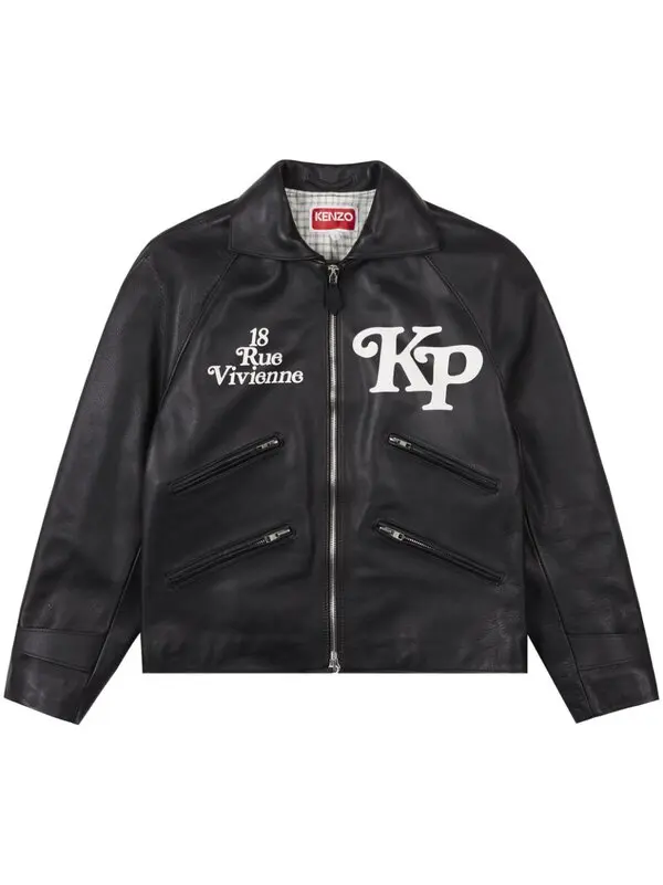 Kenzo X Verdy Motorcycle Leather Jacket