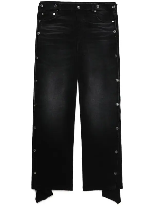 Y/project Wide-leg Denim Jeans - Black